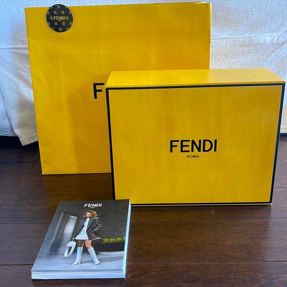 Fendi | Accessories | Fendi Shopper And Gift Box | Poshmark